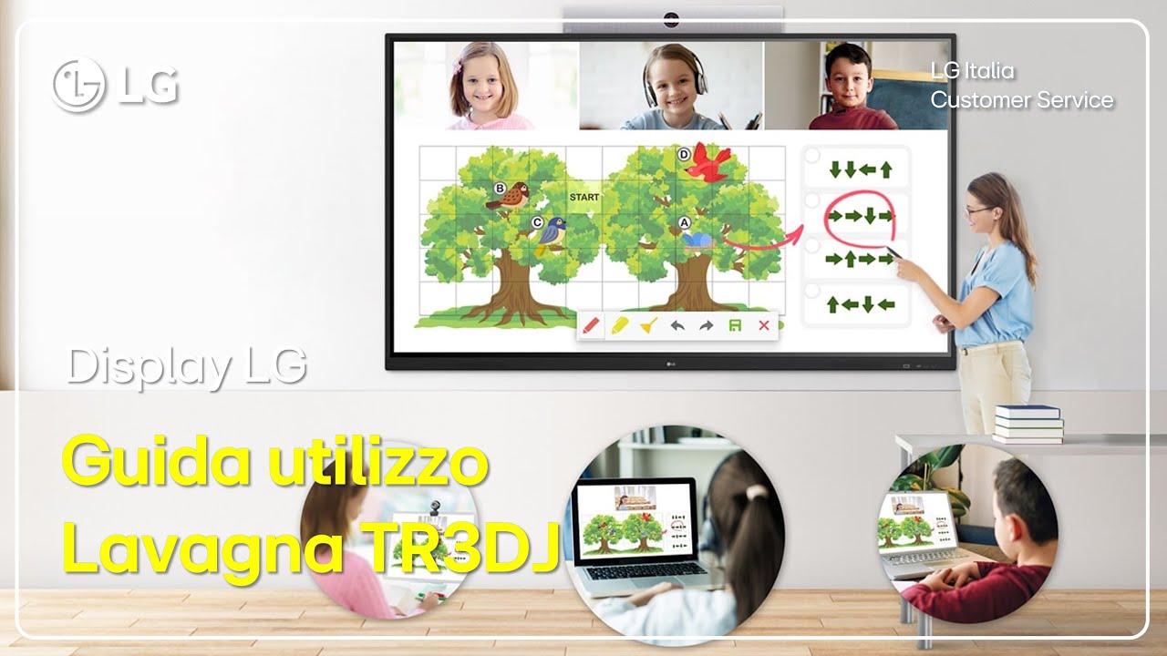 Display LG | Funzioni e Demo - Lavagna Digitale Interattiva serie TR3DJ ...