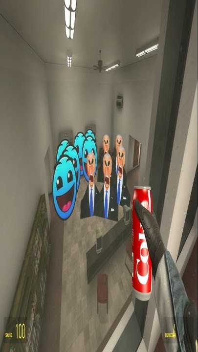 Happy Blue Face And Obunga Angry Nextbot Gmod - YouTube