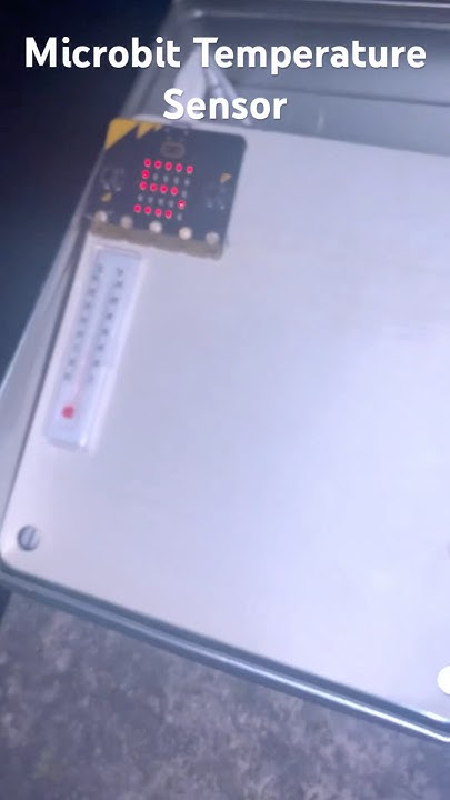 Microbit Temperature Sensor #microbit #sensor - YouTube