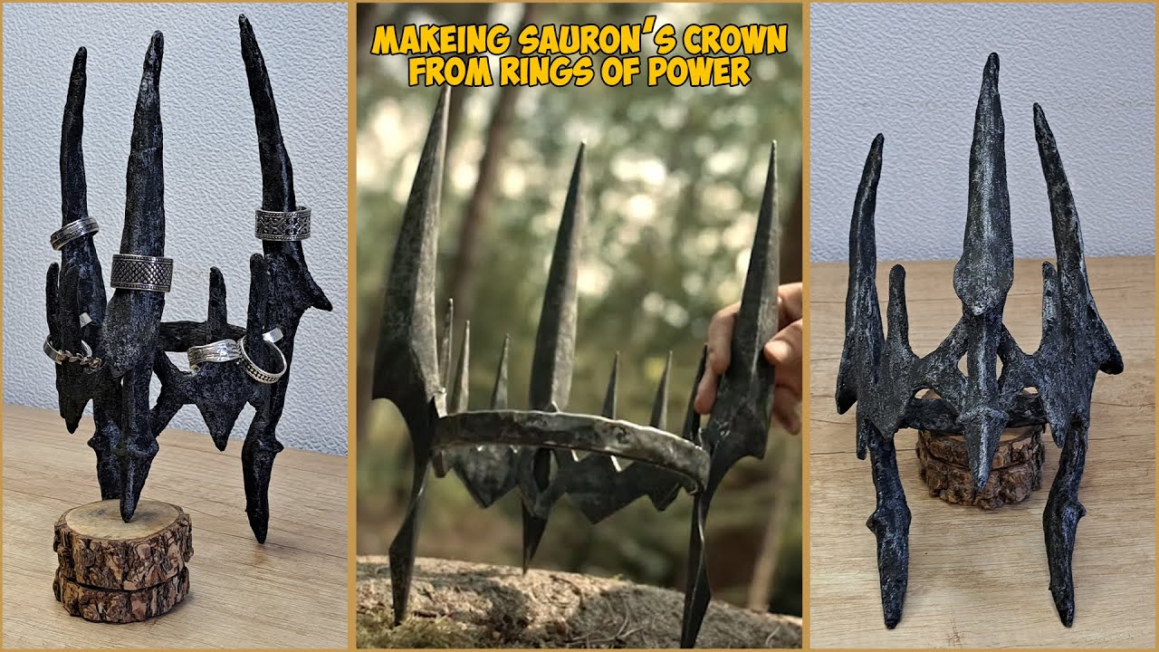 Making Sauron's Crown From Rings of Power - YouTube