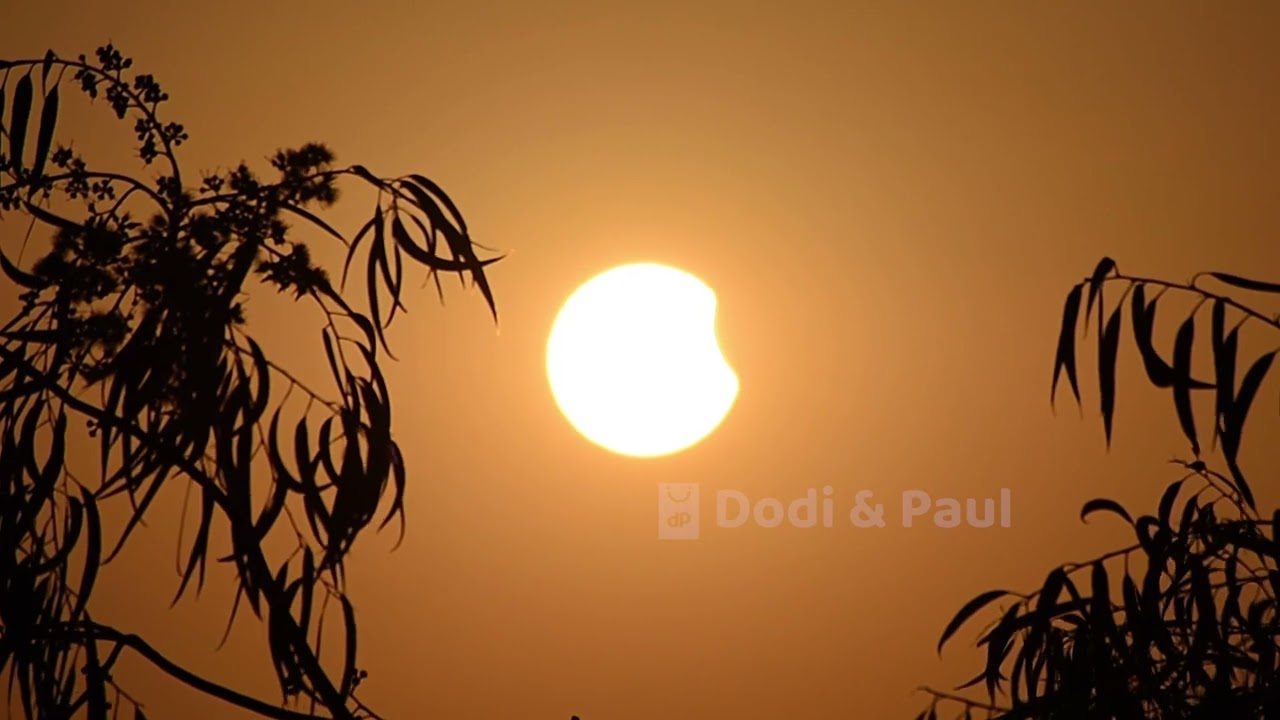 Partial solar #eclipse video at Bangalore | DSLR - YouTube