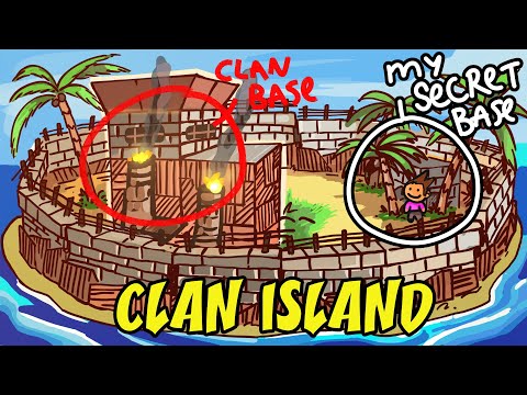 Living on a WALLED OFF CLAN ISLAND in Rust...... (Will they find me ...