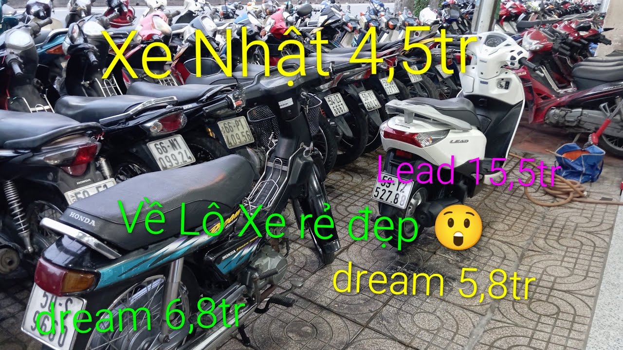 Xe Nhật Giá Rẻ dream 6,8tr Tay Ga 4tr sirút 8,5tr wave 8,8tr wave 50cc ...
