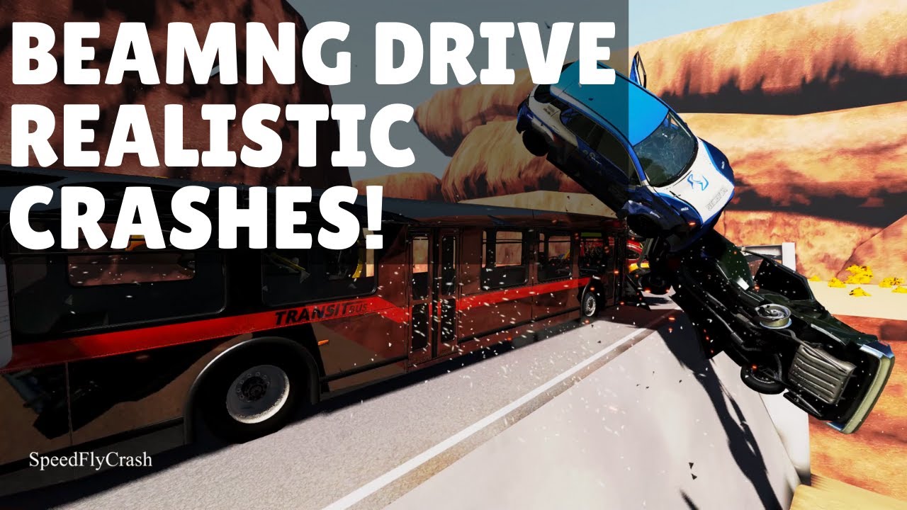 Beamng Drive Realistic Crashes | Episode 1 - YouTube