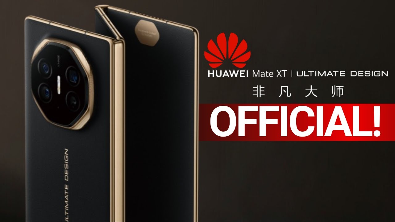 Huawei First Triple Folding Phone - OFFICIAL!! - YouTube