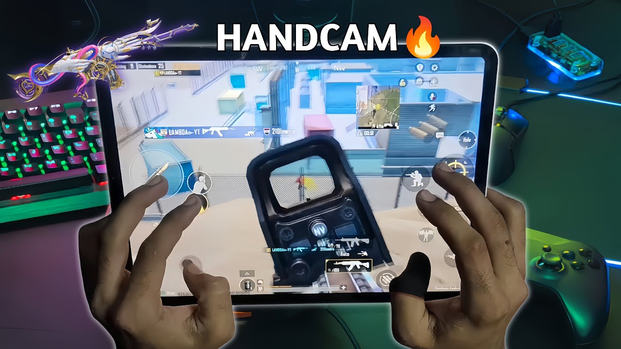 PUBG MOBILE HANDCAM GAMEPLAY | IPAD PRO PUBG TEST 2024 | IPAD PRO PUBG ...