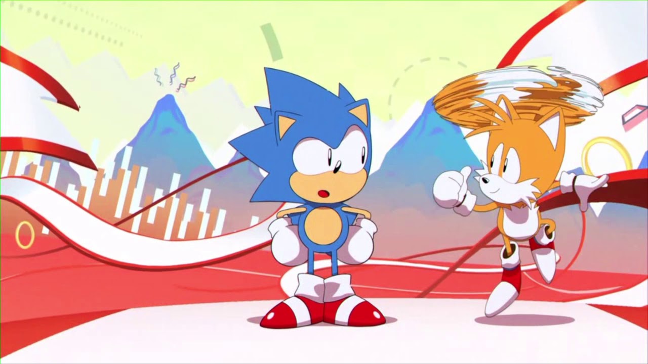 Sonic Mania (PS4) Title Screen & Opening - YouTube