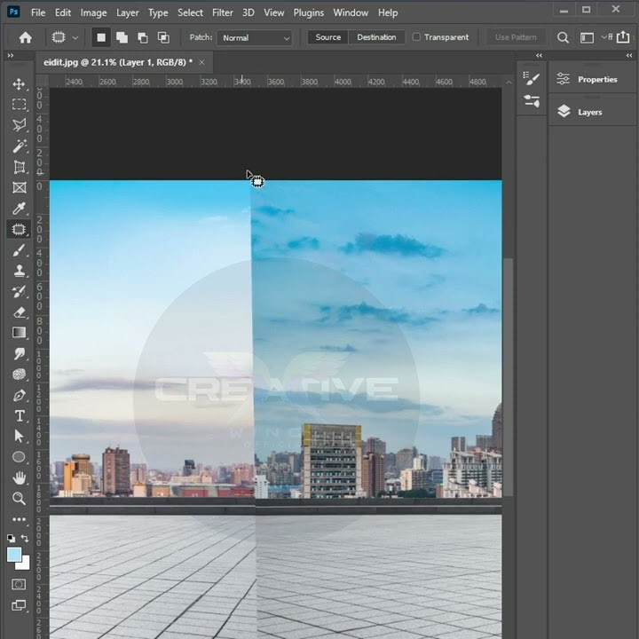Tiny planet effect photoshop | Photoshop tips & tricks | #short - YouTube