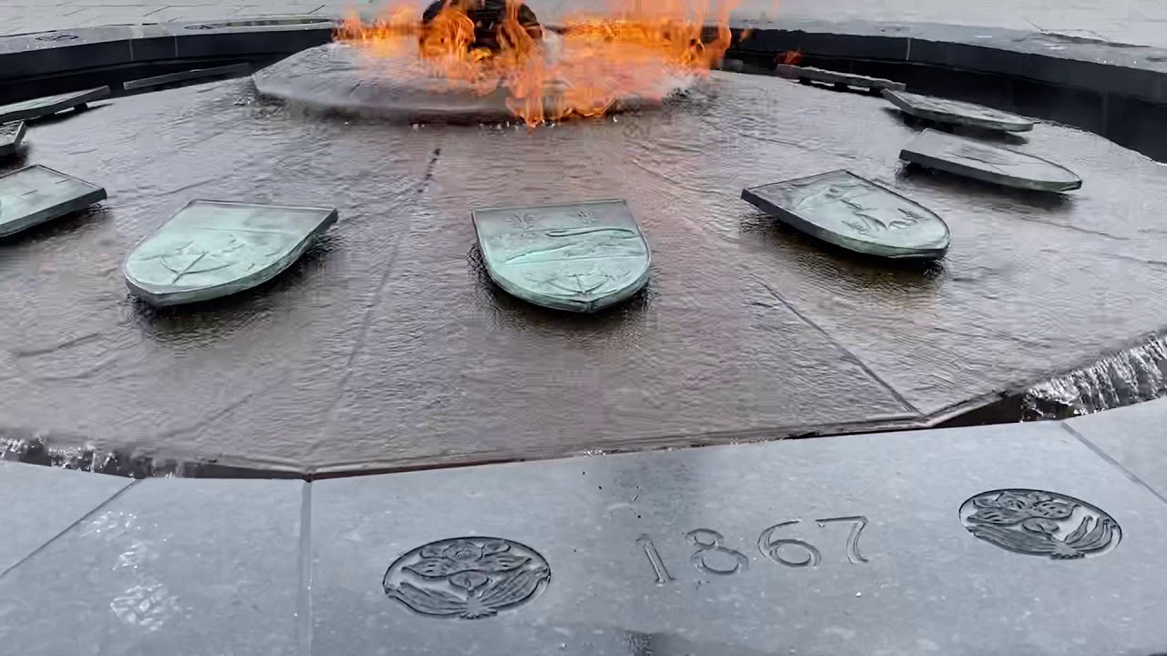 The Centennial Flame at Canada’s Parliament Hill - Ottawa, Ontario ...