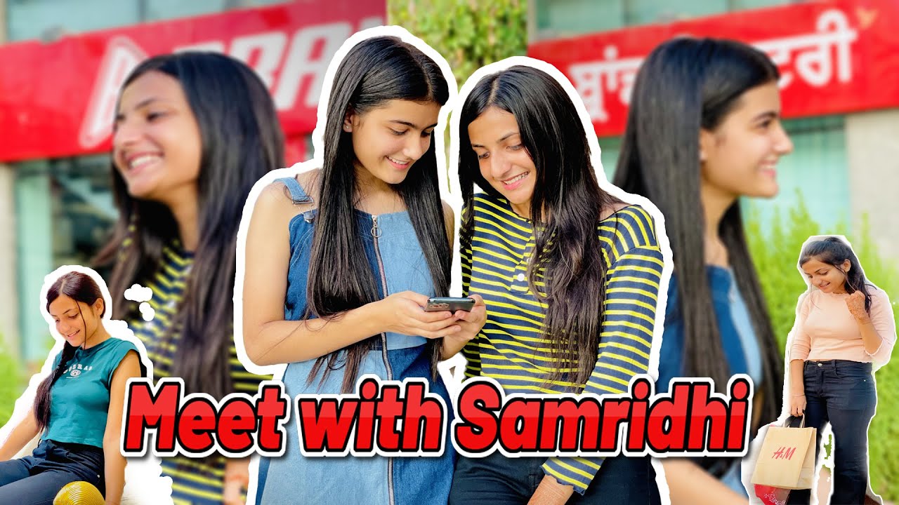 Meet with Samridhi || shopping in Mall of Amritsar || Its Anchal - YouTube