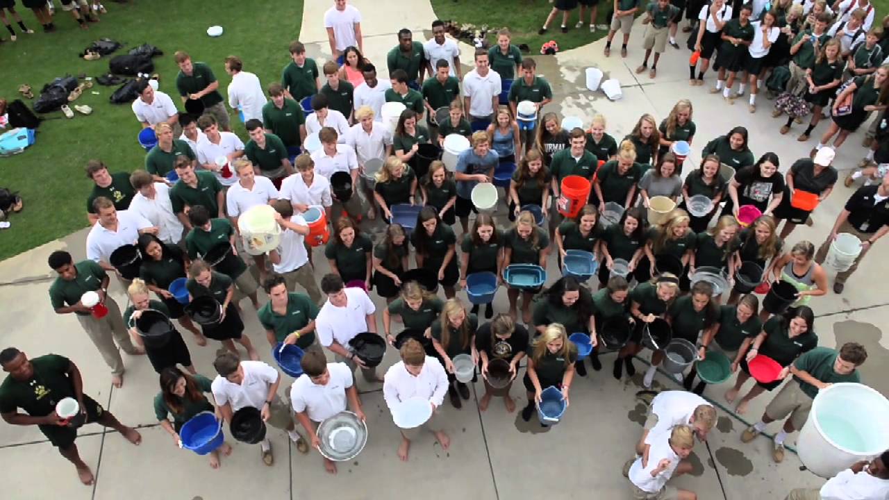 Wesleyan School Class of 2015 Ice Bucket Challenge - YouTube