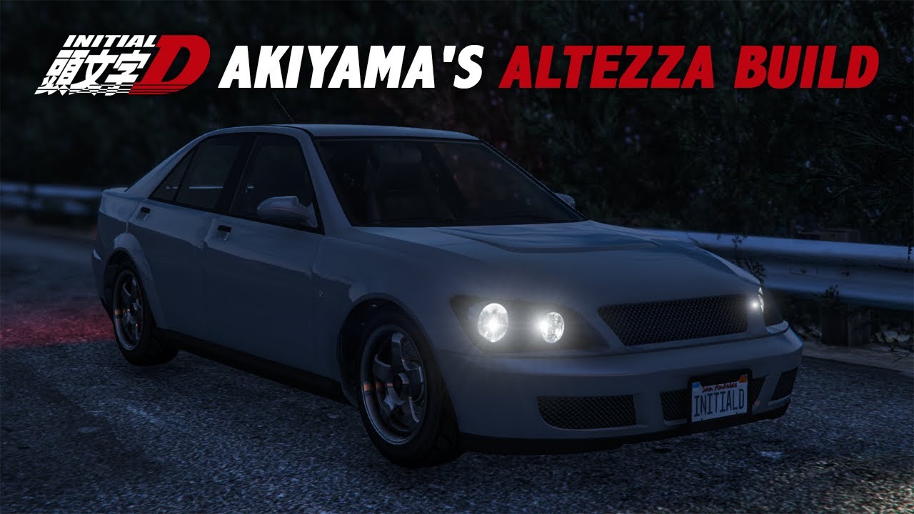 GTA 5 ONLINE - INITIAL D - AKIYAMA'S ALTEZZA (KARIN SULTAN) CUSTOM CAR ...