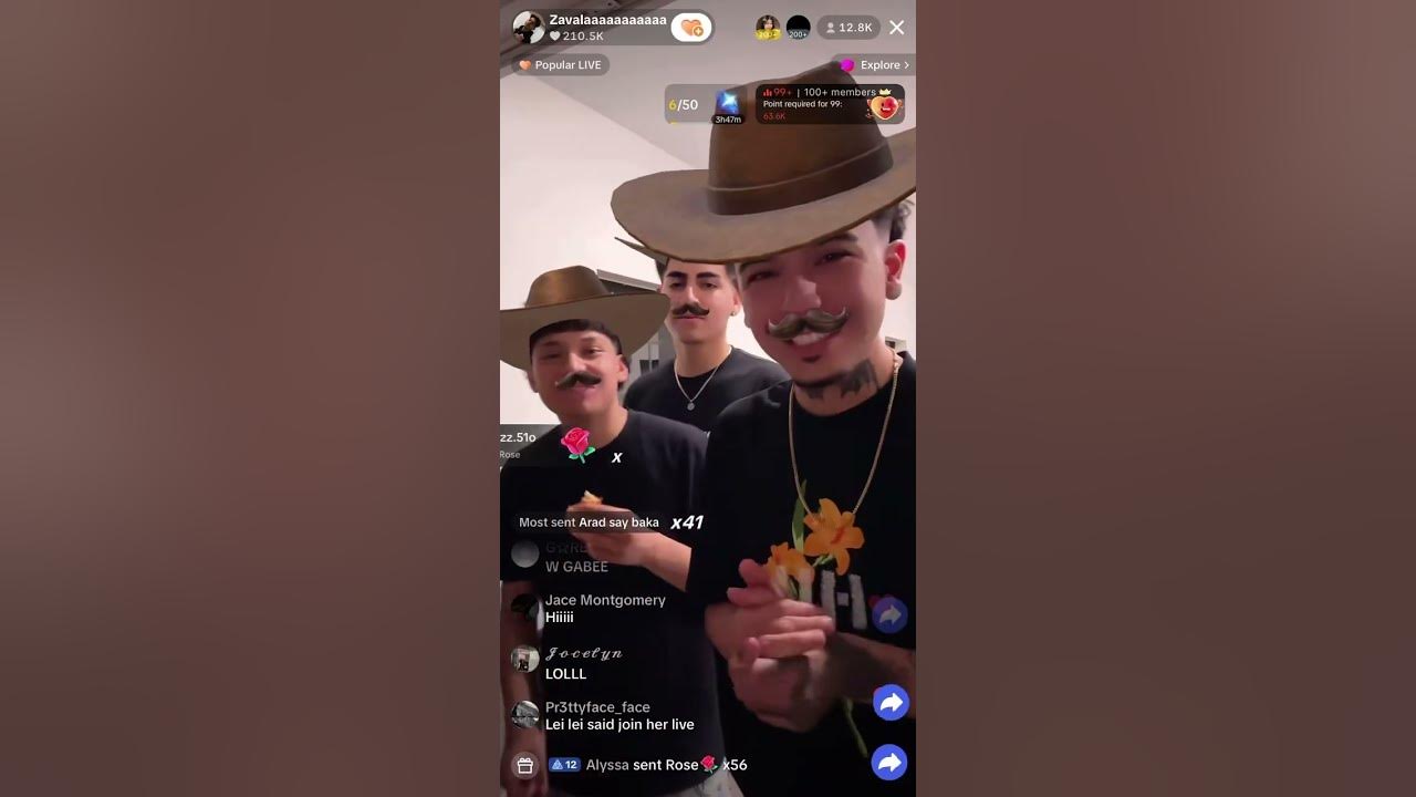 Zavala, Arad, Edwin, & Gabe together going crazzyyy on live - YouTube