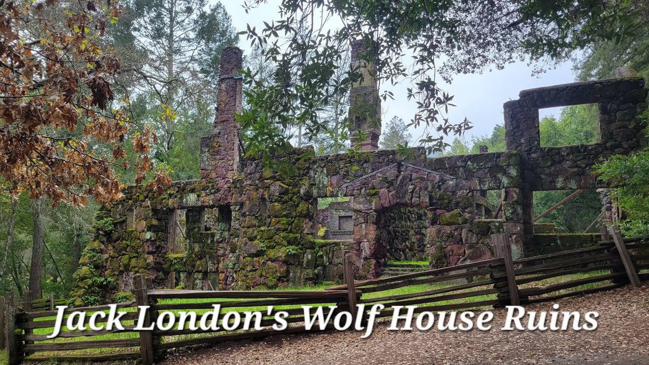 The Wolf House Ruins ~ Jack London Historical State Park - YouTube