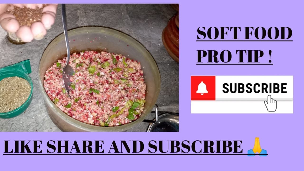 Soft Food Pro Tip ! - YouTube