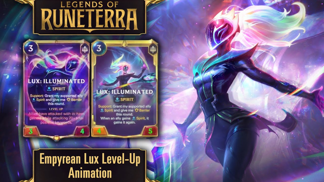 Legends of Runeterra - Empyrean Lux Level-Up Animation - YouTube