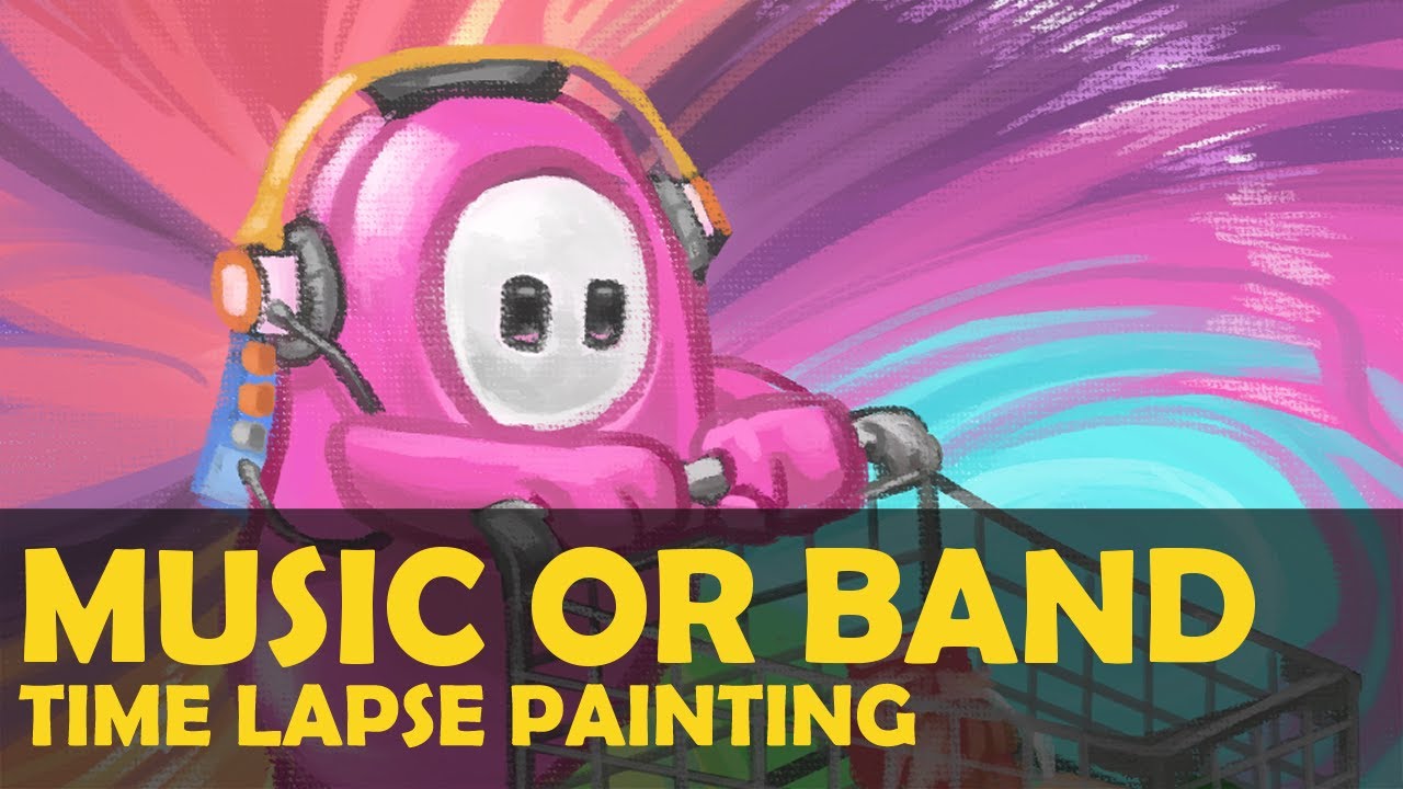 MUSICA OR BAND - FRANKLIN SILVA - TIME LAPSE PAINTING | - YouTube
