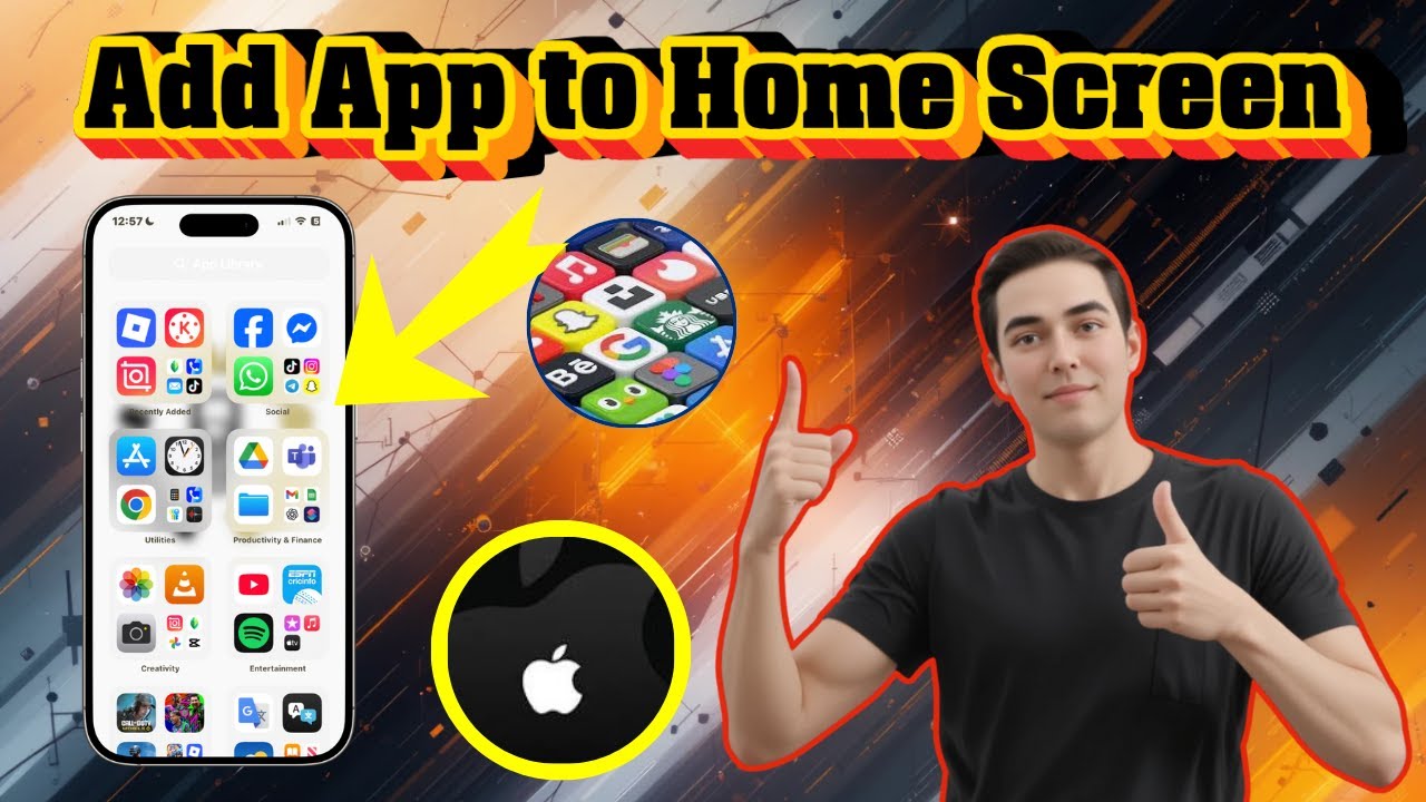 How To Add App Back To Home Screen On iPhone | Quick Tutorial (2025 ...