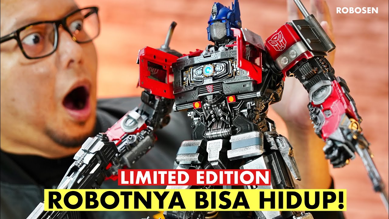 EDAN!! Bisa Gerak Main Pedang! Optimus Prime dari Robosen - YouTube
