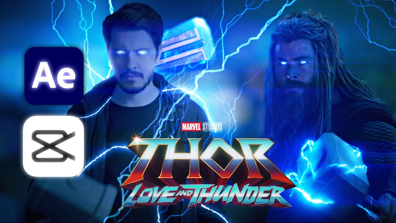 Efeito RAIOS do THOR no AFTER EFFECTS e CAPCUT (Tutorial de VFX no ...