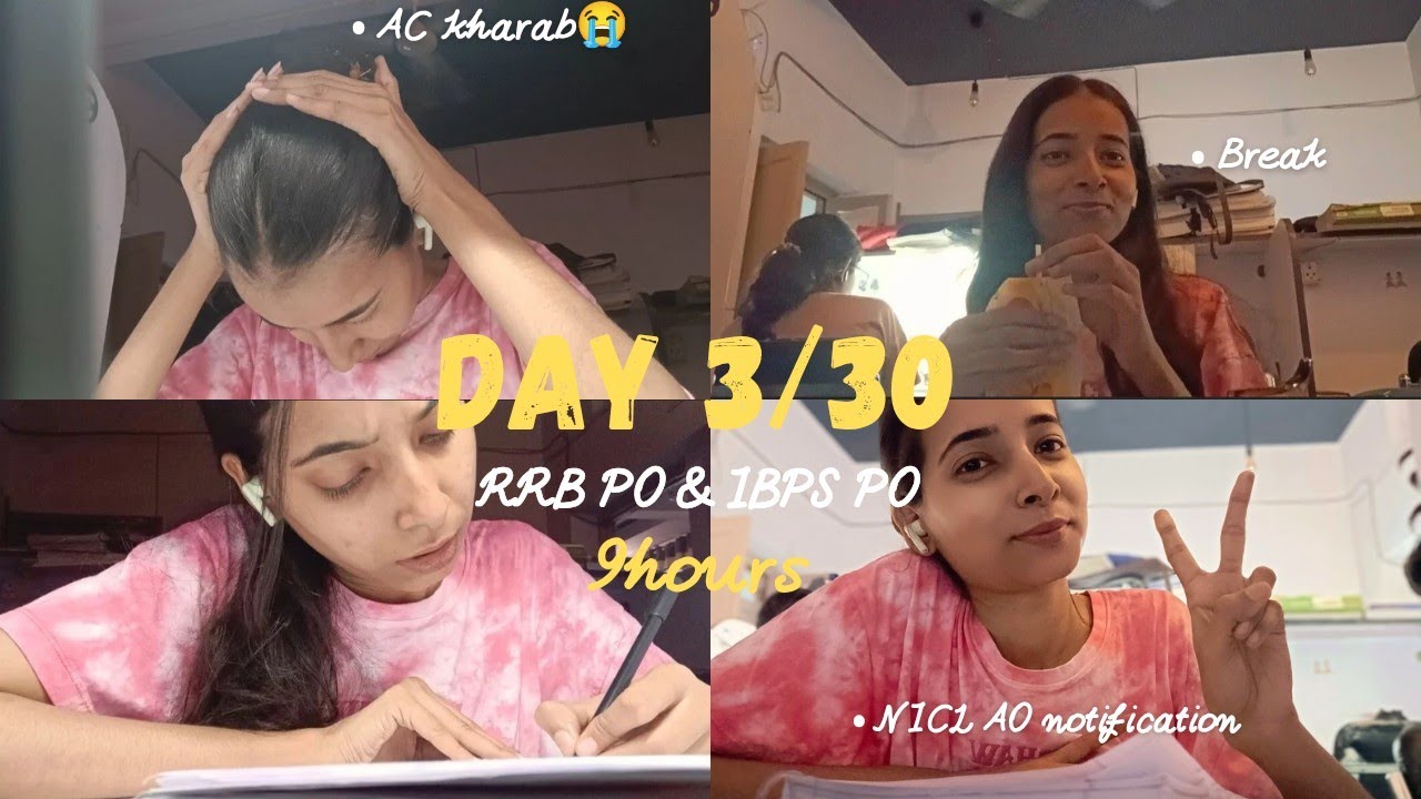 Day 3/30 of RRB PO & IBPS PO Challenge | Sbi Clerk Result Out, NICL AO notification etc.|📚📖 ...