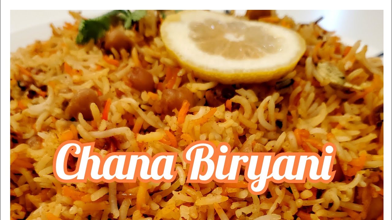 Chana Biryani Recipe| Chole ki Biryani | Chole Dum Biryani |kabuli ...