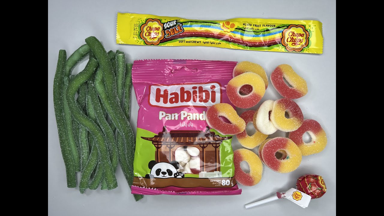 Fascinating video #47 How to unpack candies Pan Panda by Habibi ASMR # ...
