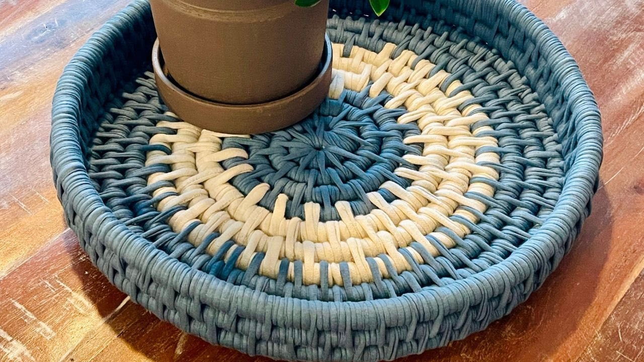 DIY Coiled Tray - YouTube