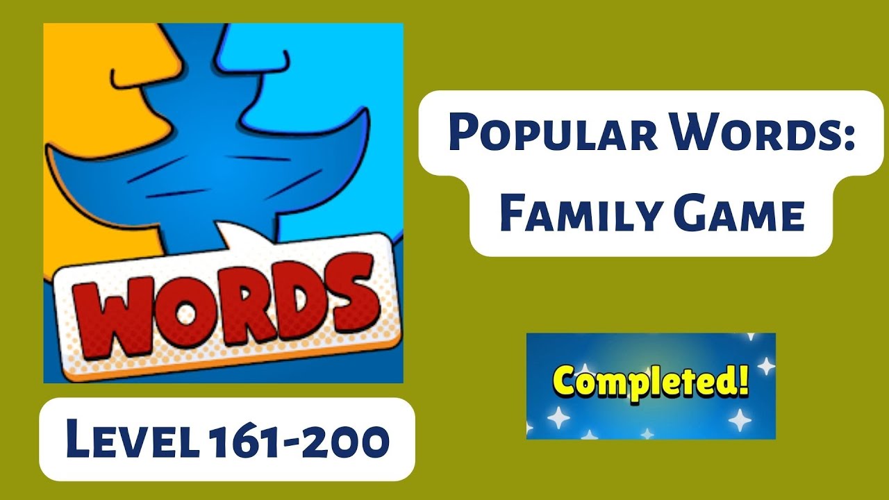 Popular Words | Level 161-200 | [Answers] - YouTube