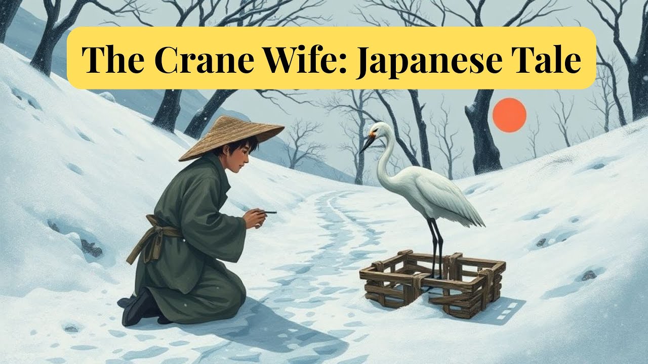 The Crane Wife: A Japanese Folktale | Japanese Story of a Crane and Old ...