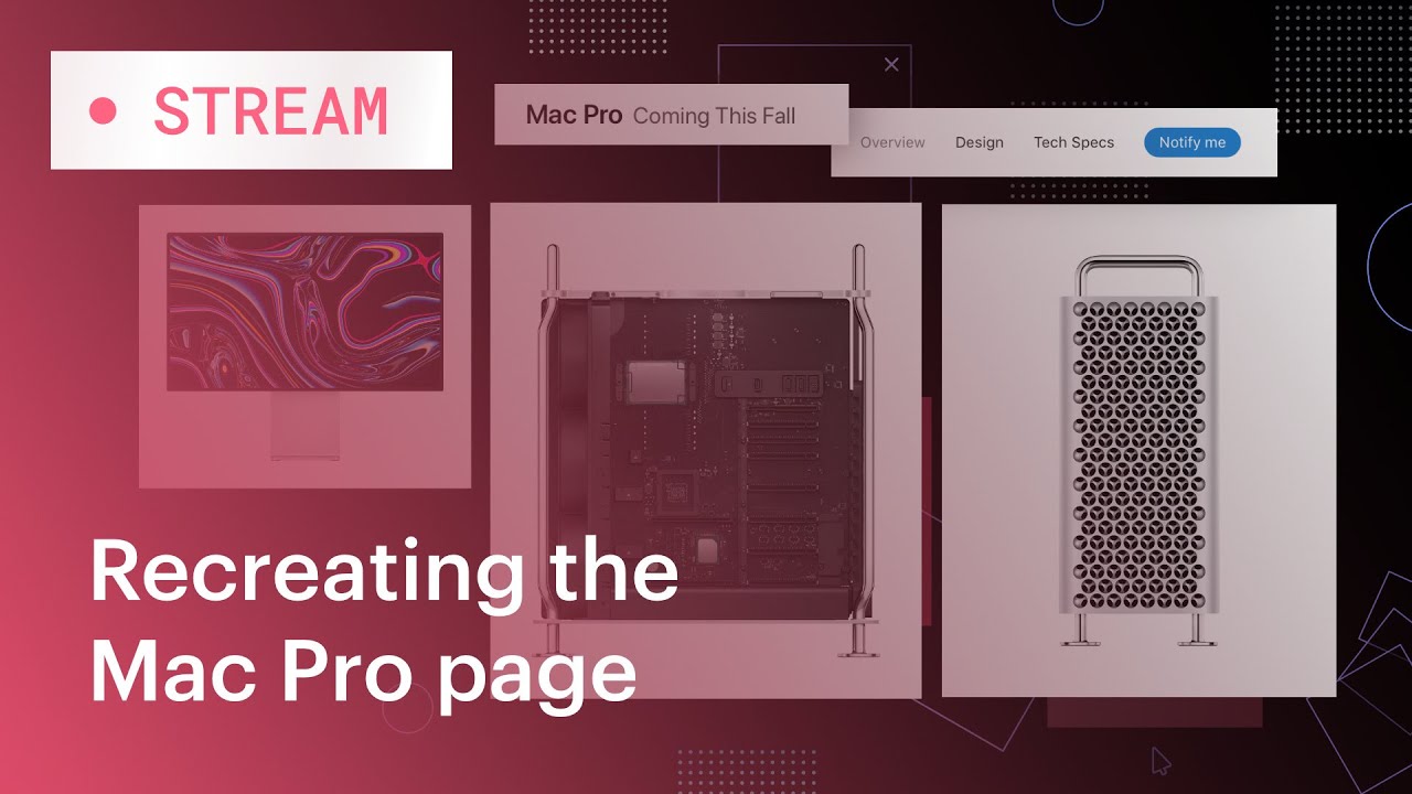 Recreating the Apple Mac Pro page layout in Webflow - YouTube