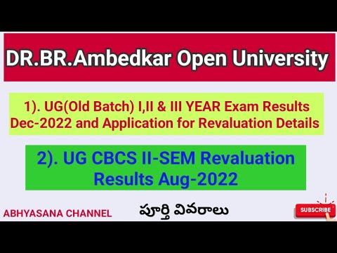 Ambedkar Open University Results