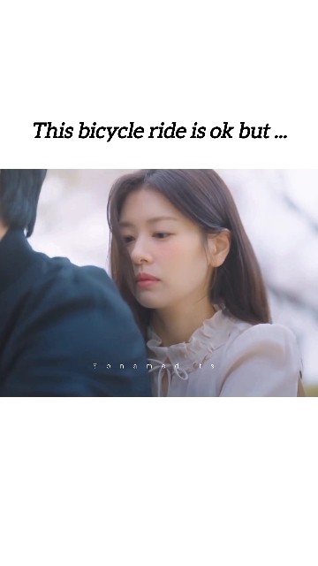 Snowdrop's bicycle ride hits different ️🔥. #jisoo #trending #kdrama # ...