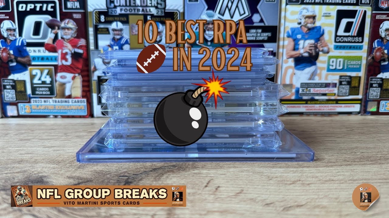 10 best RPA NFL cards earned in 2024 🤩🏈 - YouTube