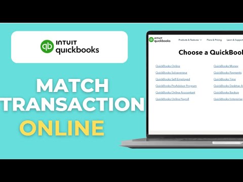 How to Match Transactions in QuickBooks Online - YouTube