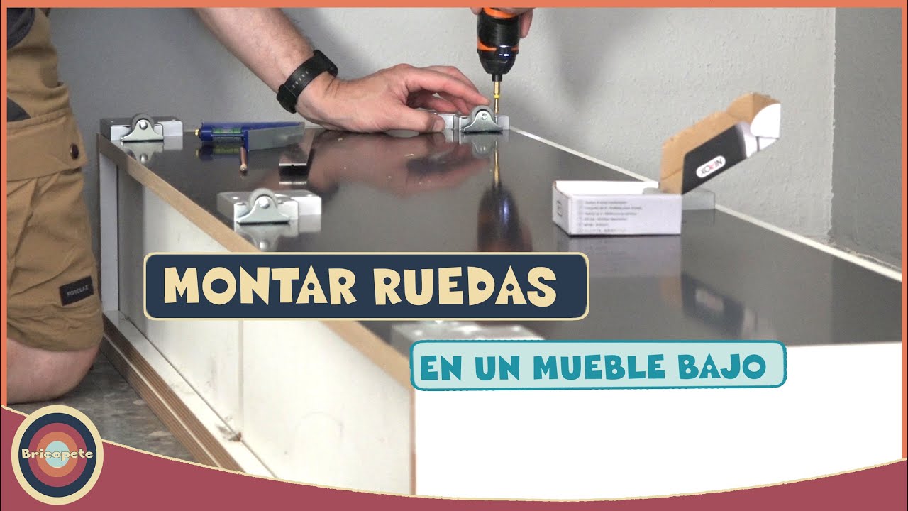 Añade ruedas a tus muebles para mayor estilo y comodidad - YouTube