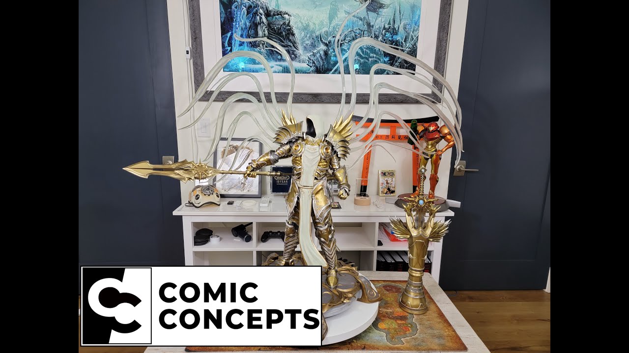 Taurus Studio Diablo Tyrael Statue Unboxing and Review - YouTube