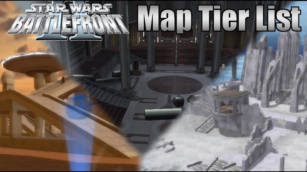 Star Wars Battlefront II 2005 Classic Collection Map Tier List w/Master ...