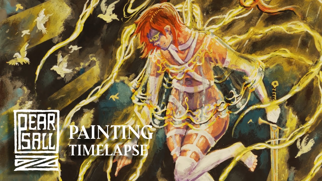 Painting an Ominous Angel Boy! - YouTube