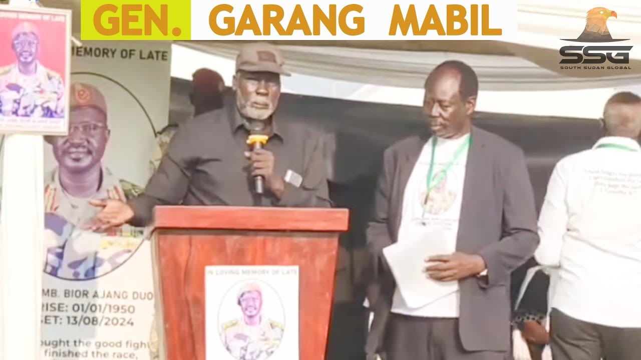 Watch Fearless SPLA/M Veteran (War Hero) Gen Garang Mabil Lambasts SPLM ...