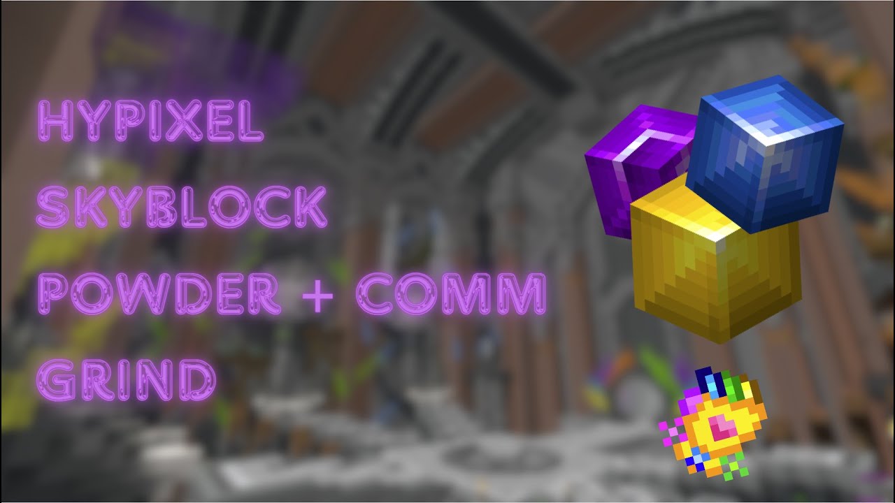 🔴LIVE🔴 hypixel sb powder mining + comm grinding!1!!1!1! - YouTube