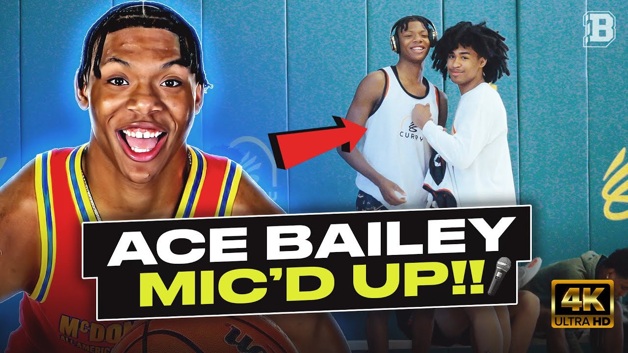 Ace Bailey Mic’d Up at Steph Curry’s Camp – The No. 2 Player in the ...