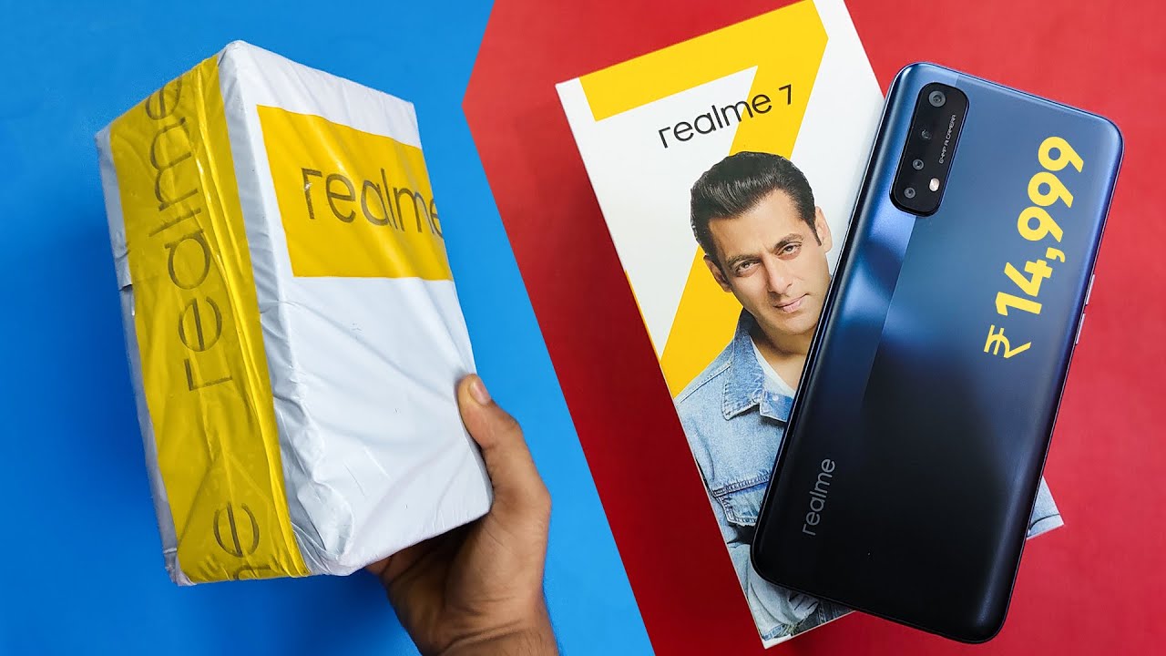 Realme 7 Retail Unit Unboxing ⚡⚡ (From Realme Store) - YouTube