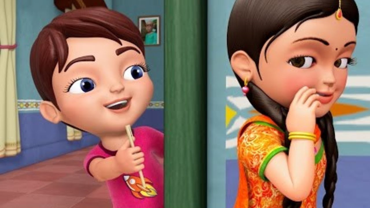 Bhaiyaa Aur Behna | Popular Hindi Rhyme For Children | Toddler Learning ...