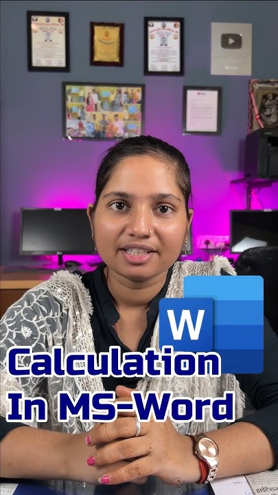 🔥😎 Calculation in MS-Word 💥 How to calculate in MS-Word #shorts #ytshorts #ytviral #msword - YouTube