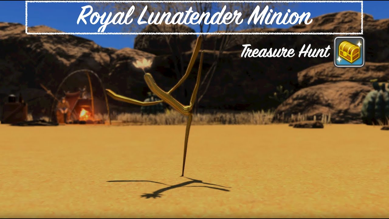 Final Fantasy Xiv Royal Lunatender Minion Youtube 2567