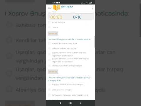 Azərbaycan Tarixi 7 ci sinif - Sınaq 1