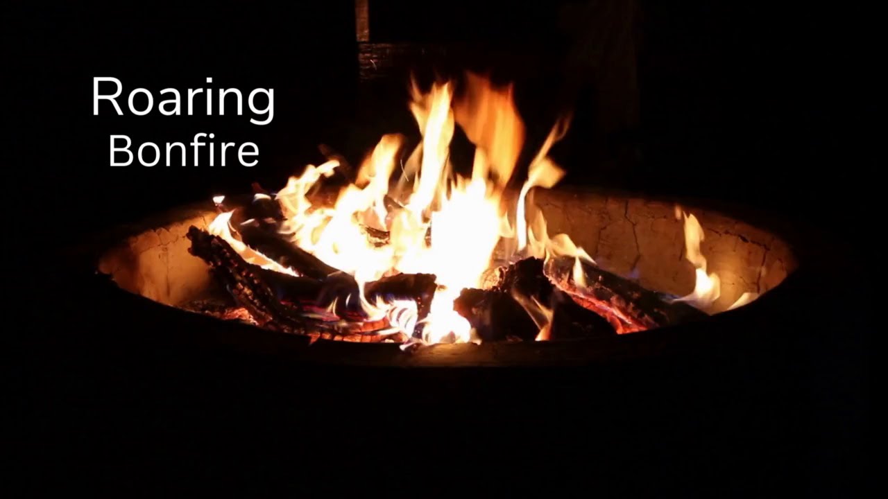 🔥Roaring Bonfire with Crackling Fire Sounds (10 Hours) - YouTube