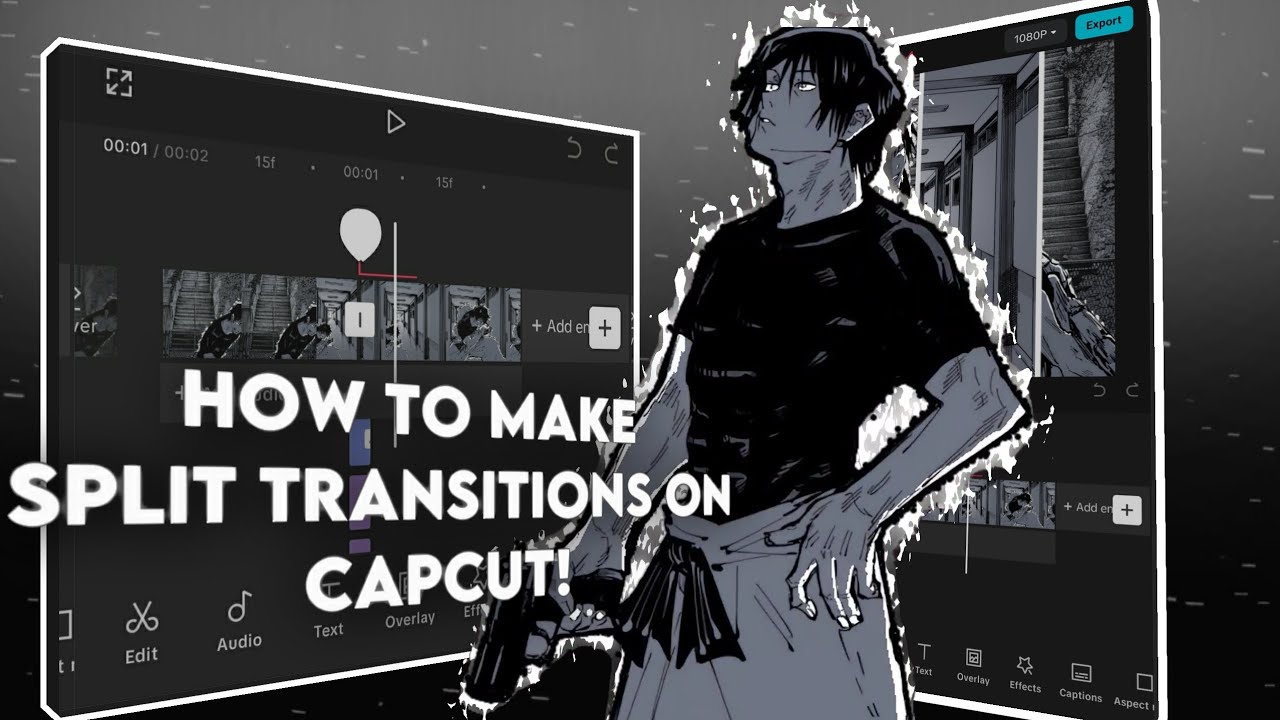 How to make Split Transition on Capcut | Capcut Tutorial | My first tutorial :3 - YouTube
