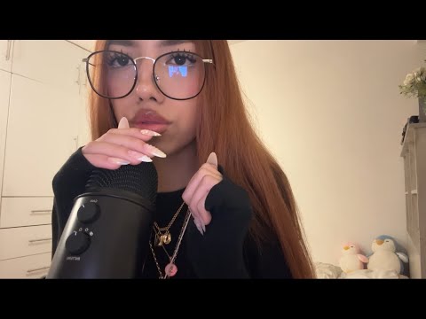 Fabric scratching, mouth sounds, mic rubbing ASMR